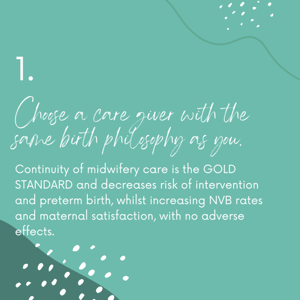 5 tips for planning a physiological birth... | Calmbirth